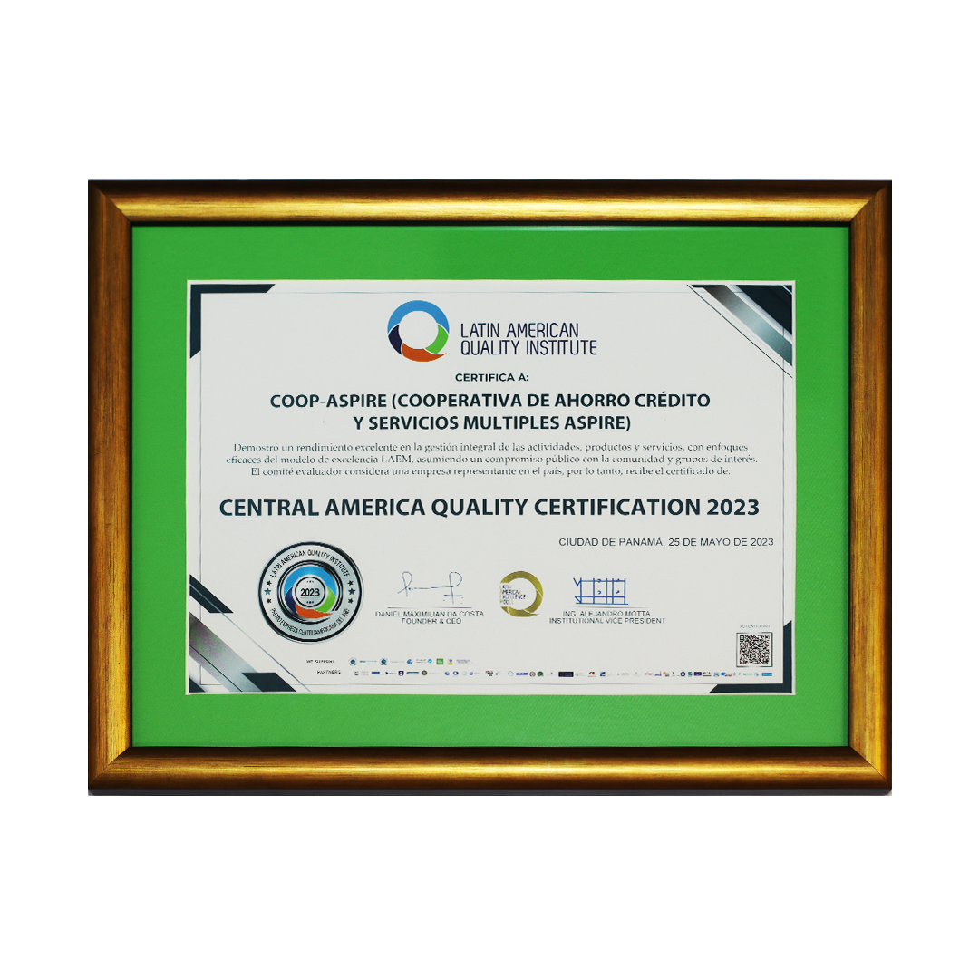 Reconocimientos | COOPASPIRE