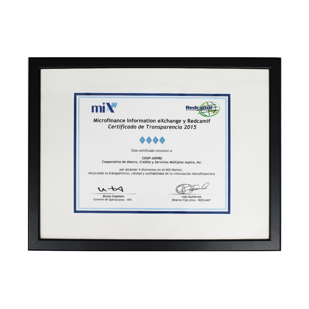 Reconocimientos | COOPASPIRE